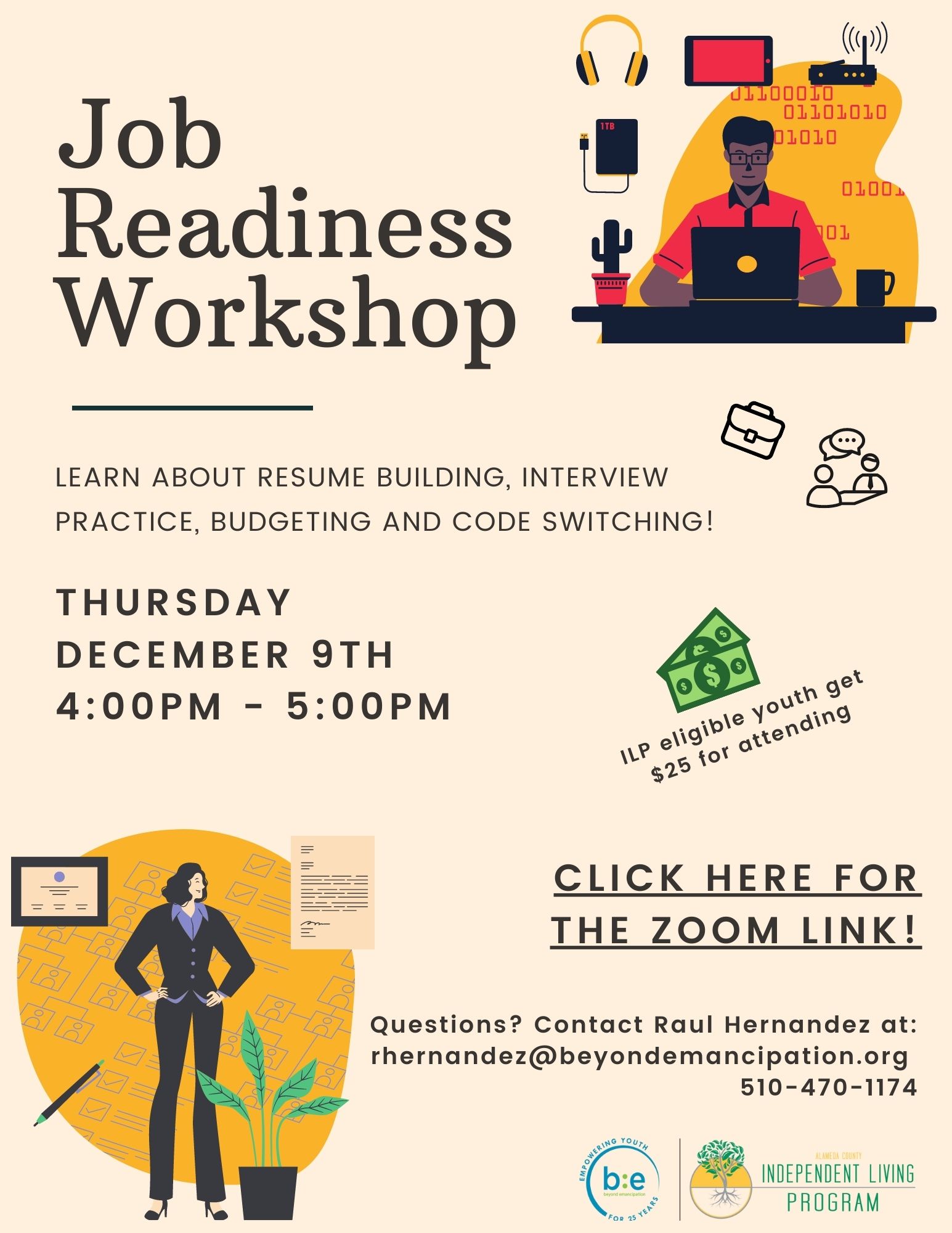 Job Readiness Workshop - Alameda County Independent Living Program