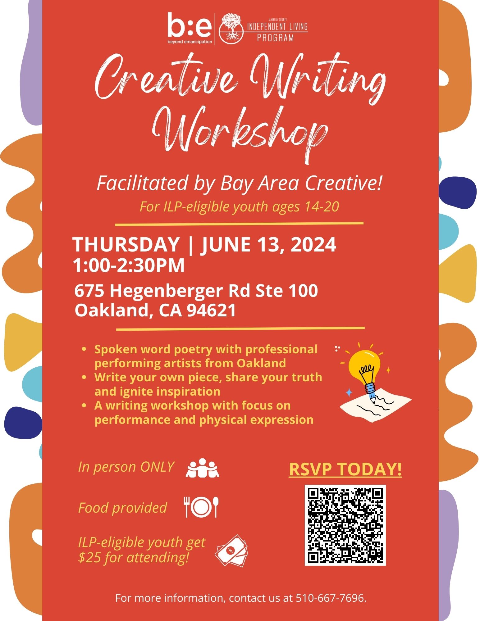 Creative Writing Workshop - Alameda County Independent Living Program